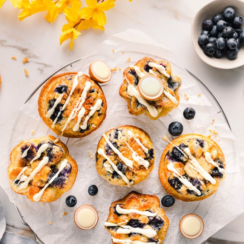 Toffifee White Chocolate Heidelbeer-Muffins – Fruchtiger Genuss